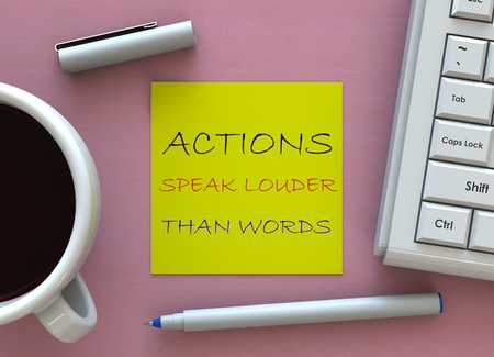 Actions Over Words: Living Corporate Values