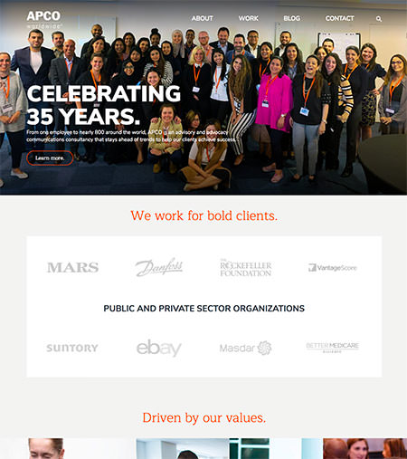 APCO Worldwide – An advisory and advocacy communications consultancy